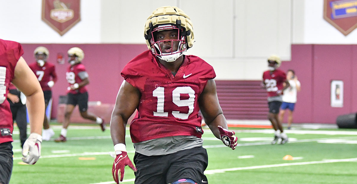 Inside access showing Florida State spring football practice