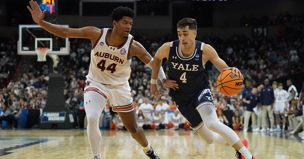 Yale mounts second-half comeback to upset Auburn in first round of NCAA ...