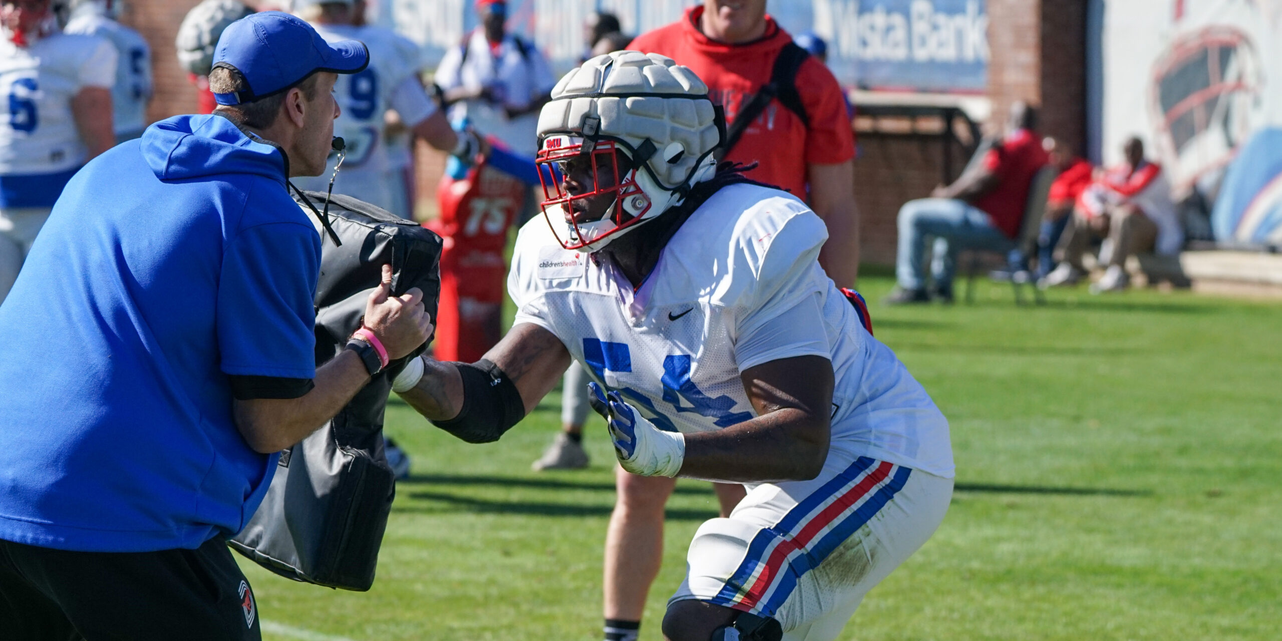 Retooled SMU offensive line showing promise this spring On3