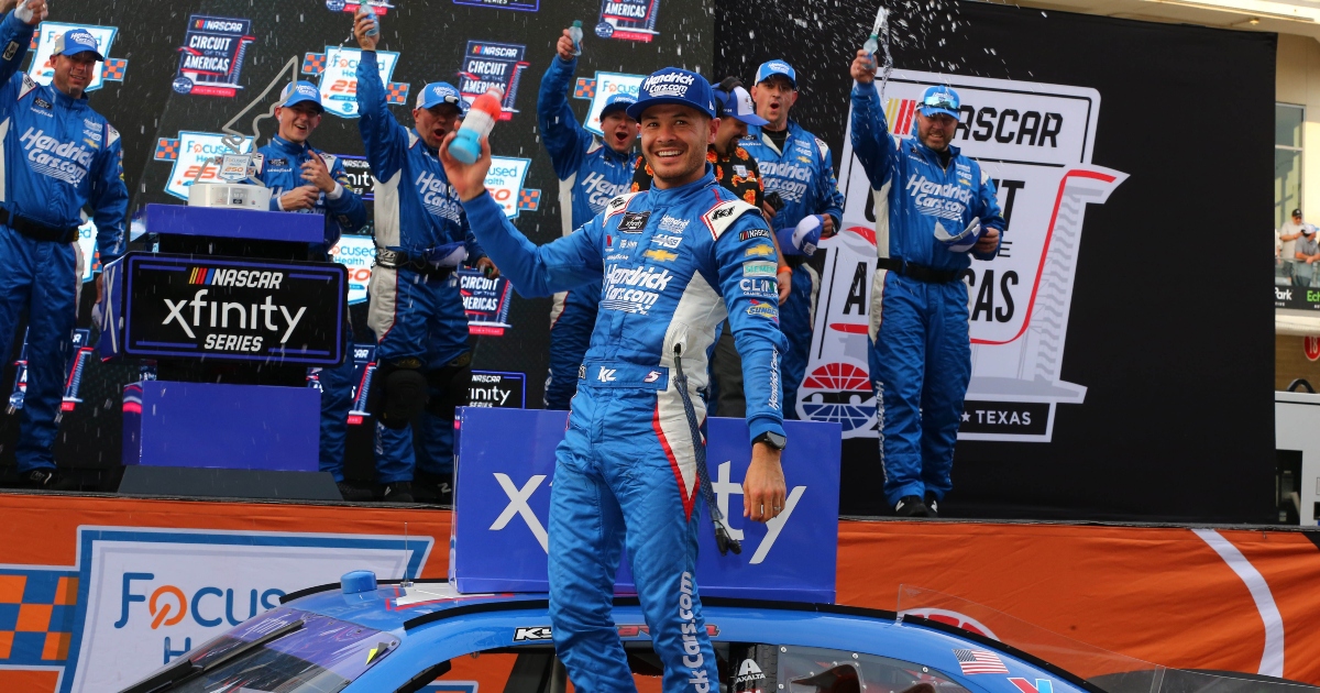 Hendrick VP of Competition Chad Knaus explains emotions of Kyle Larson ...