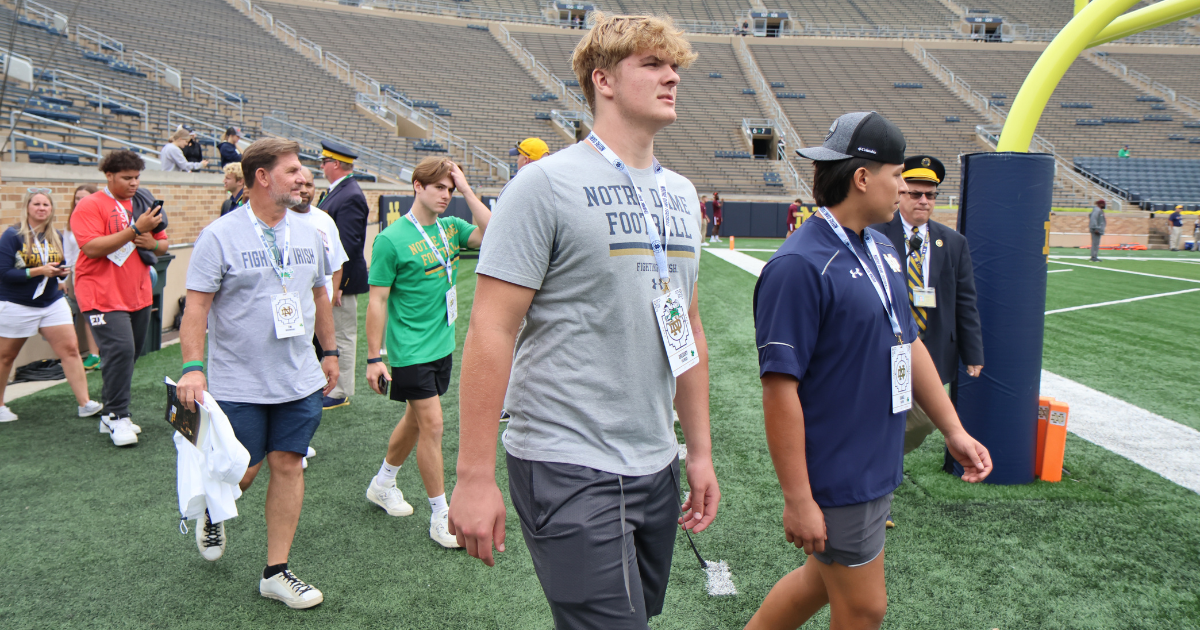 2026 OL Gregory Patrick recaps fourth Notre Dame football visit