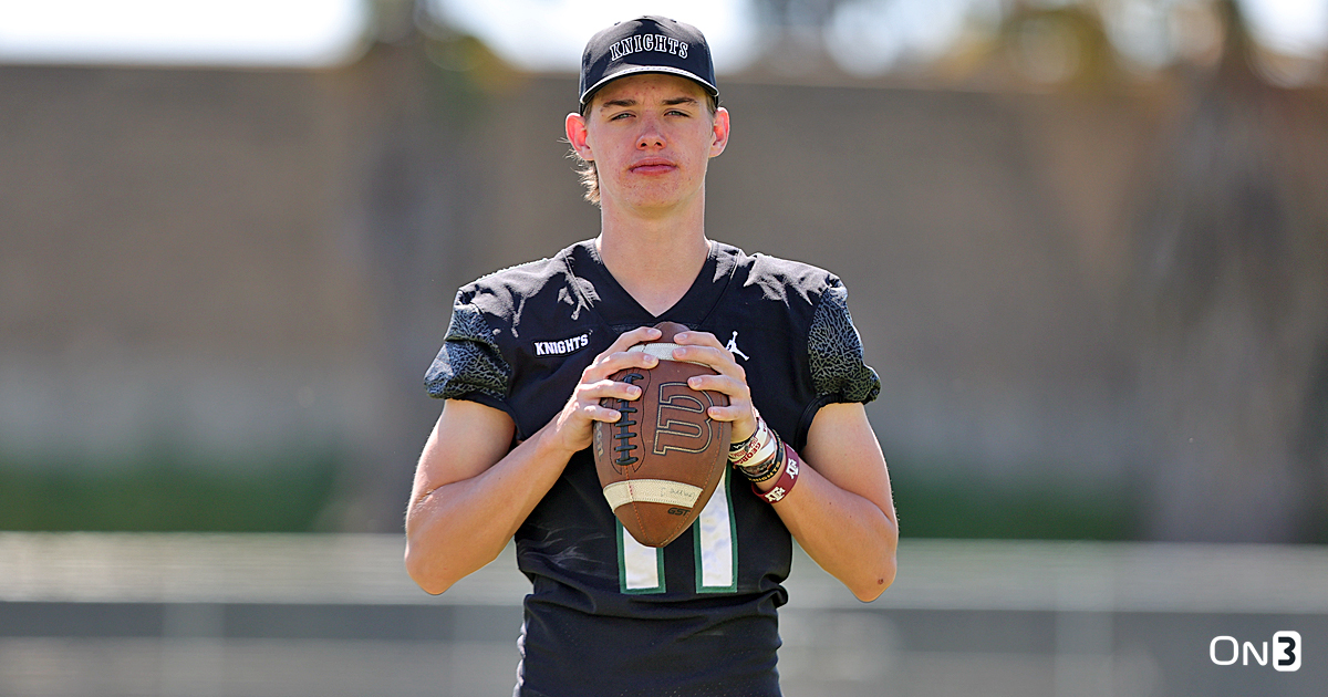 2027 QB Daniel Mielke is a rising prospect that's looking closely at ...