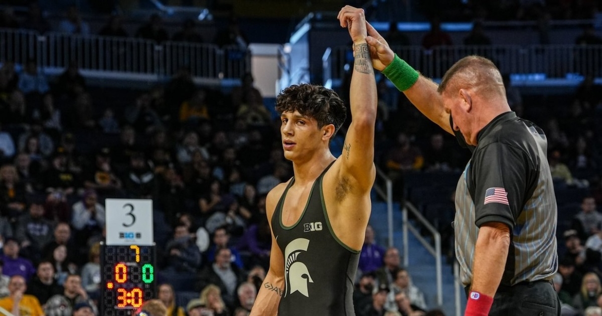 Former Michigan State wrestler Chase Saldate commits to Michigan - On3