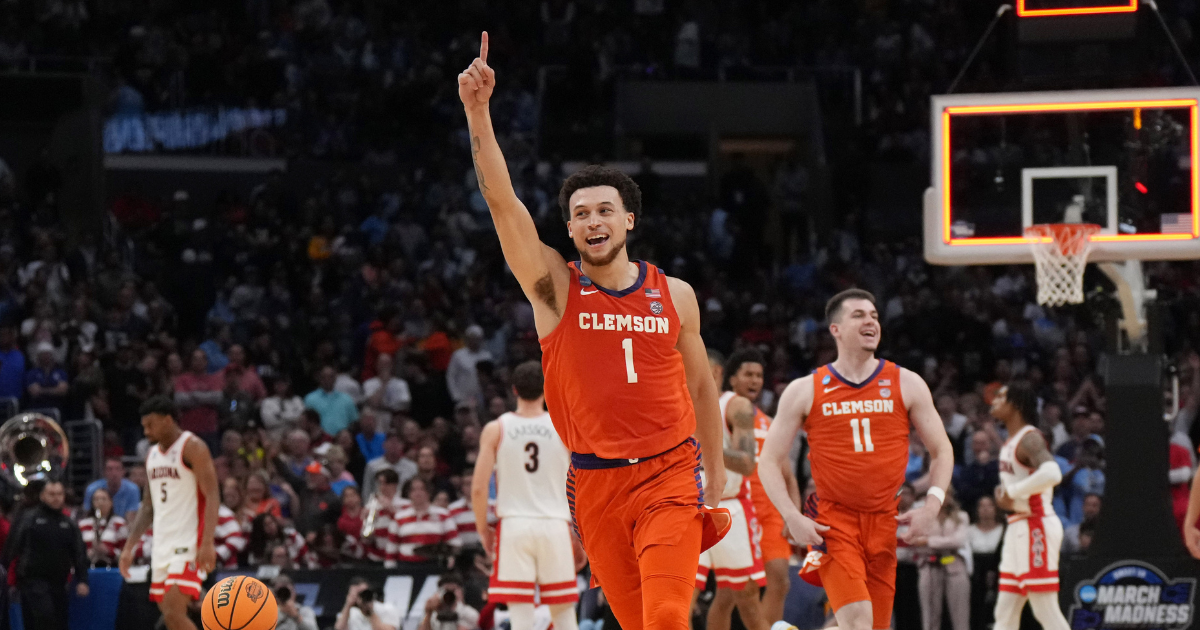 Clemson guard Chase Hunter declares for 2024 NBA Draft, maintains ...