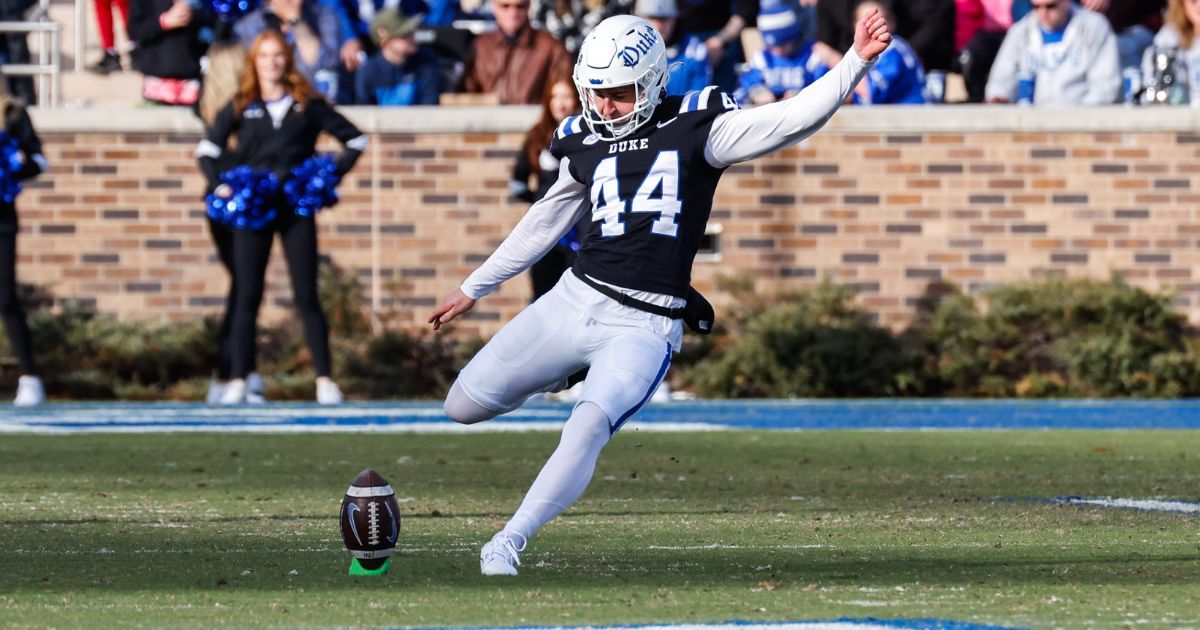 Georgia adds Duke kicker Charlie Ham out of transfer portal