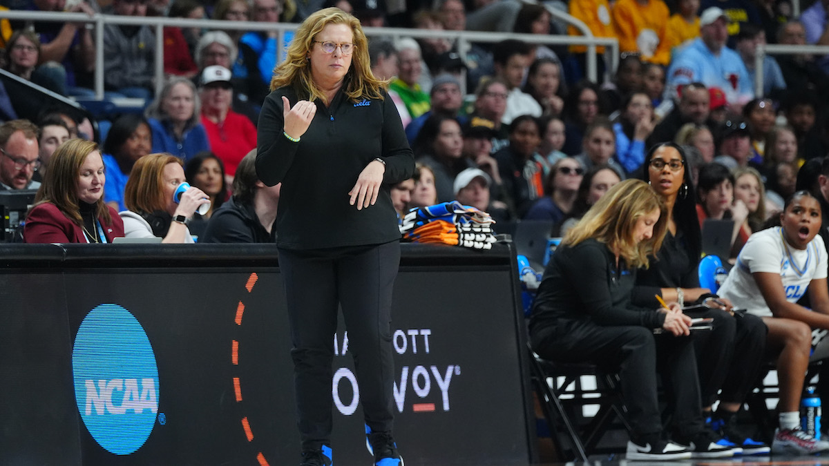 UCLA coach Cori Close disputes Angel Reese's claim from handshake line ...