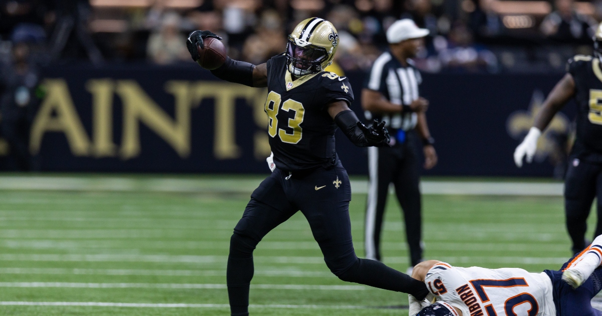Saints tight end Juwan Johnson and wife Chanen expecting second baby