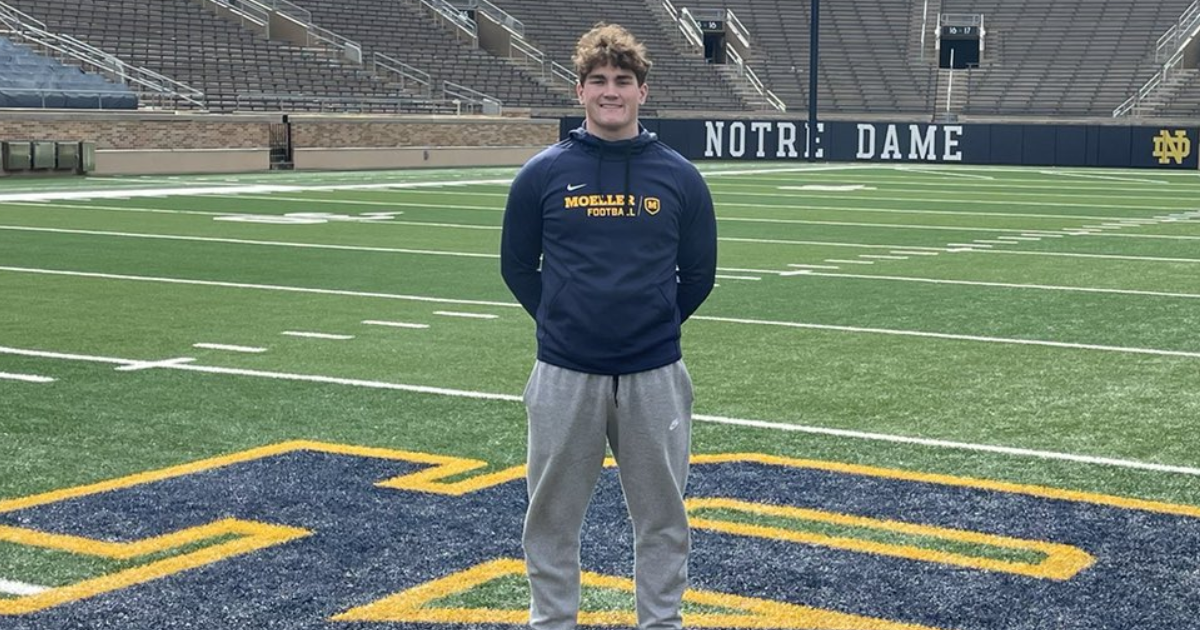 2026 TE Sam Hamilton recaps Notre Dame spring practice visit