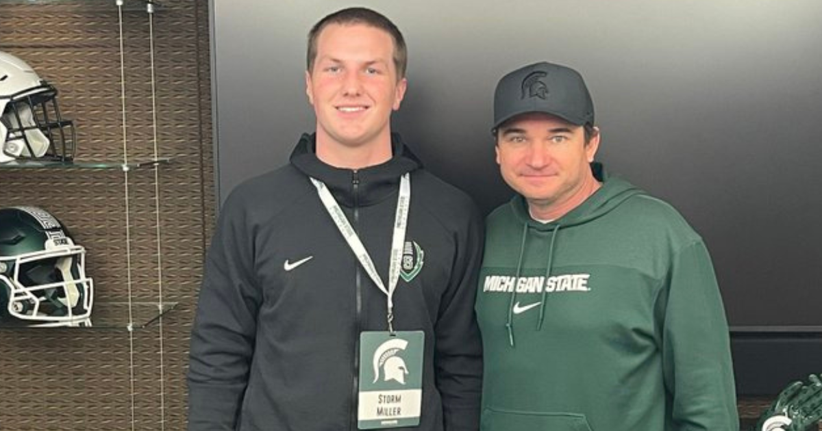 Michigan State offers four-star Ohio LB Storm Miller during visit