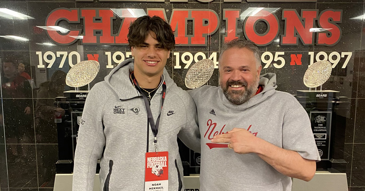 Catching up with four-star LB Noah Mikhail about his unofficial visit ...