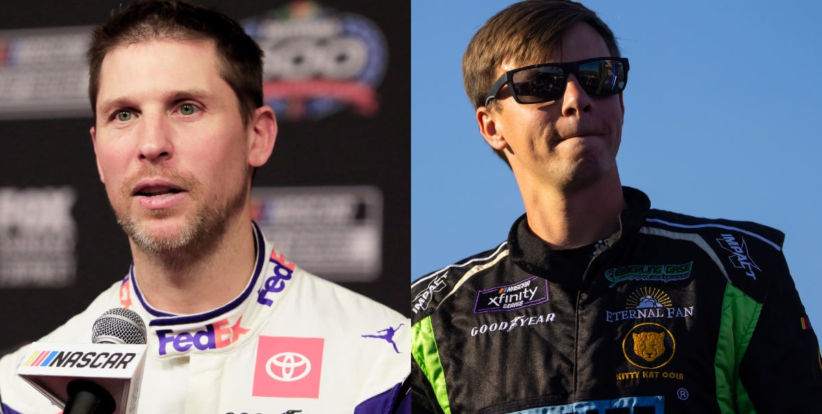 Denny Hamlin breaks down why Joey Gase was so upset, shouldn't be fined ...