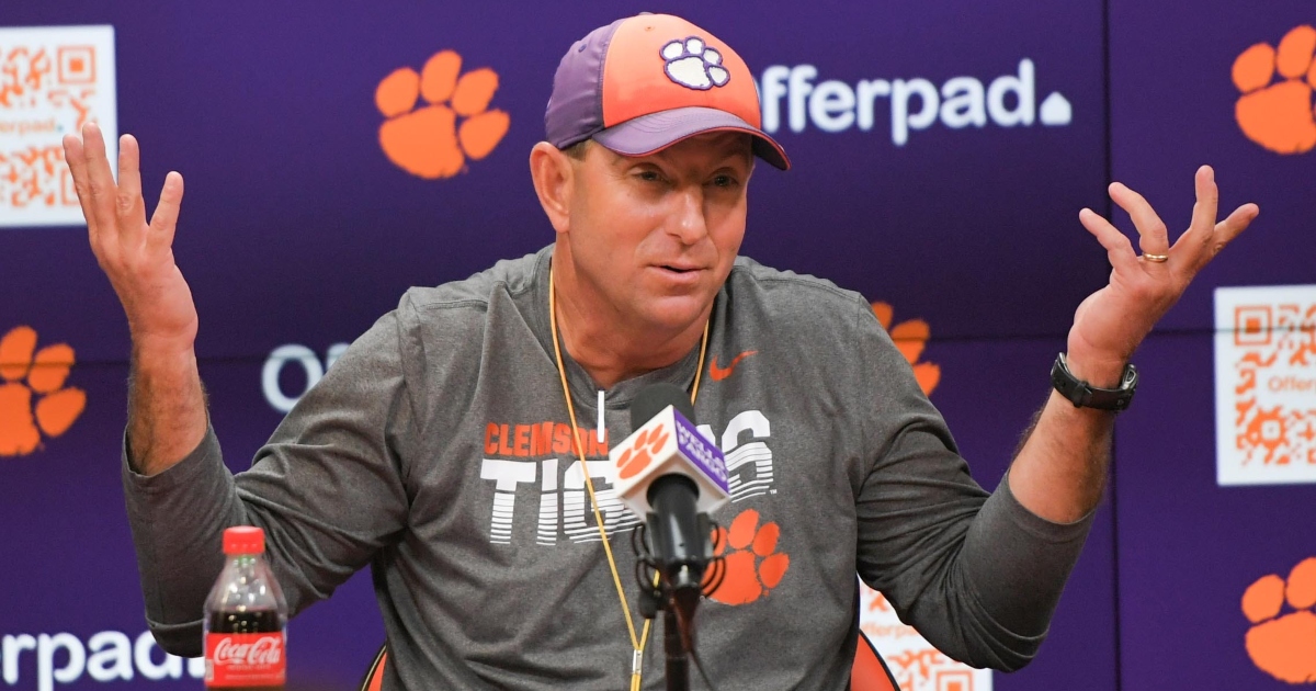 Dabo Swinney takes shot at ESPN, College GameDay ahead of Clemson vs ...