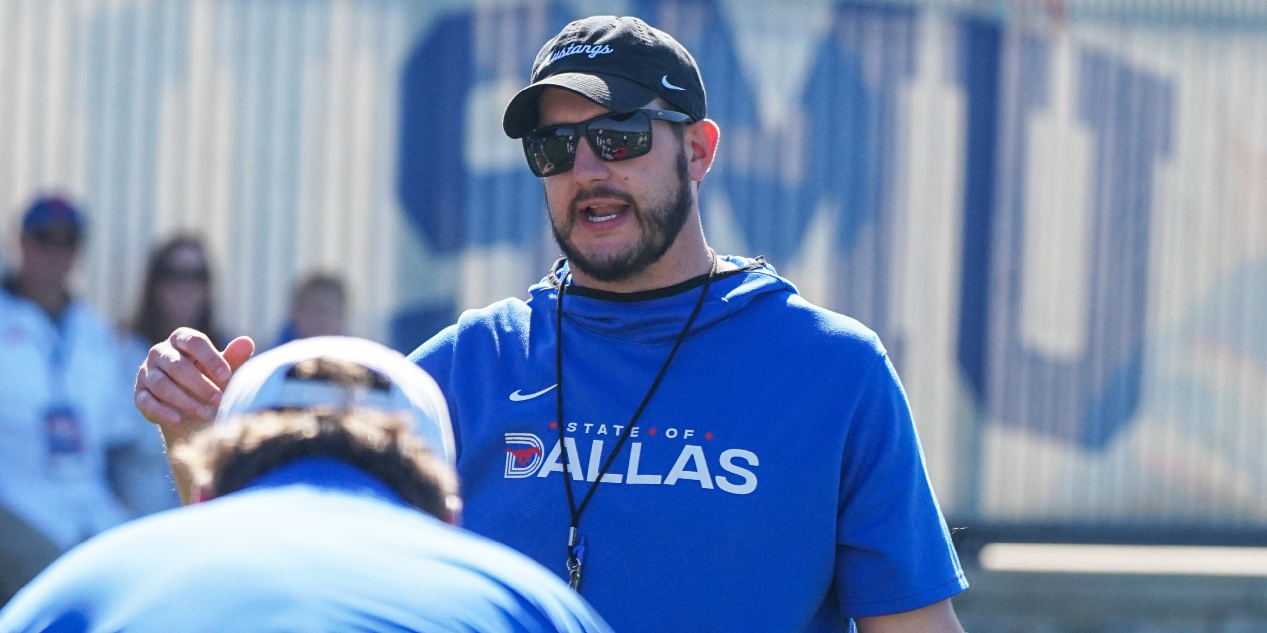 SMU assistant Sam Dunnam working with veteran group - On3