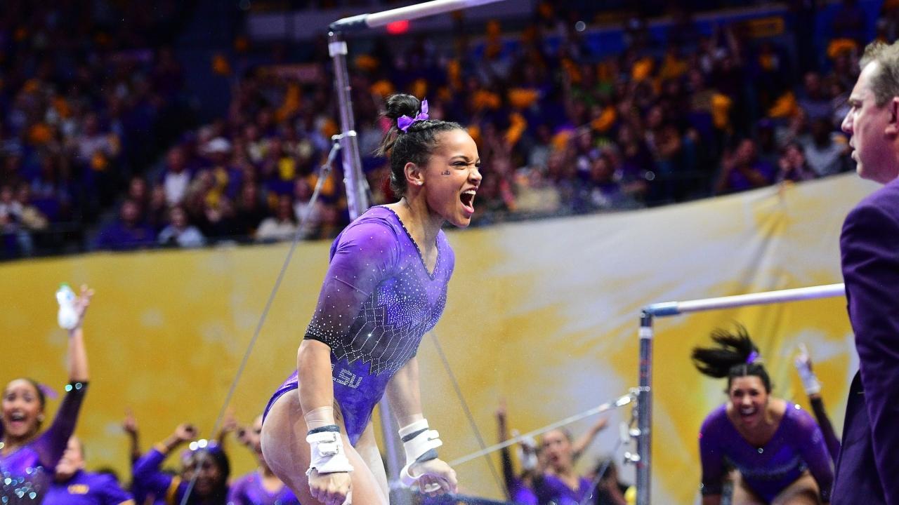No. 2 LSU Gymnastics moves on to NCAA Regional Finals - On3