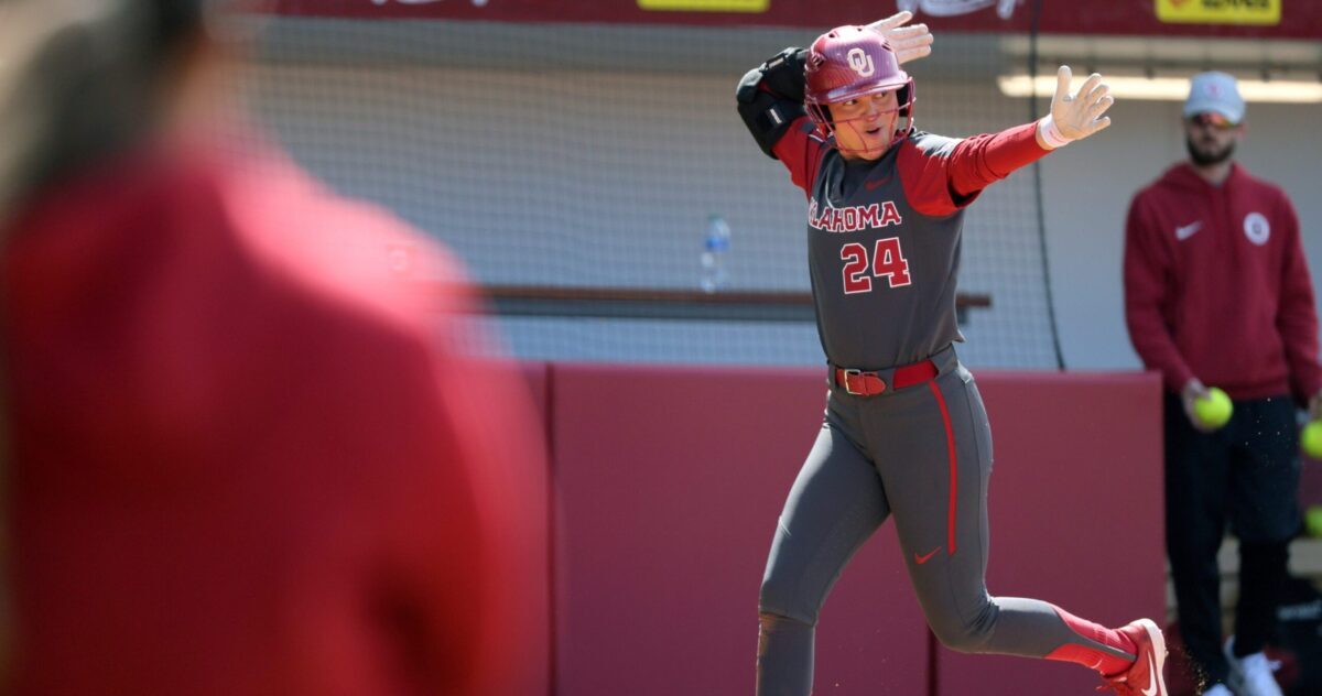 OU softball sends early-series statement at Texas