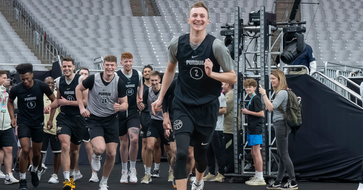 Photo gallery: Purdue open practice at Final Four - On3