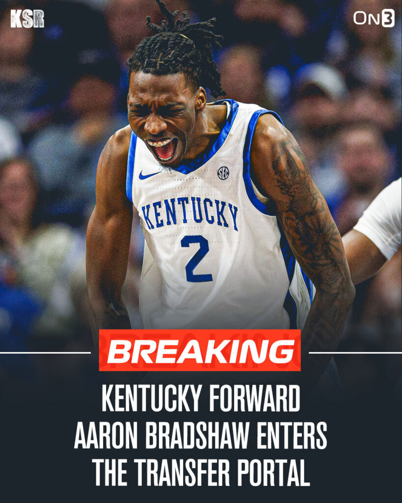 Kentucky's Aaron Bradshaw enters the transfer portal - On3