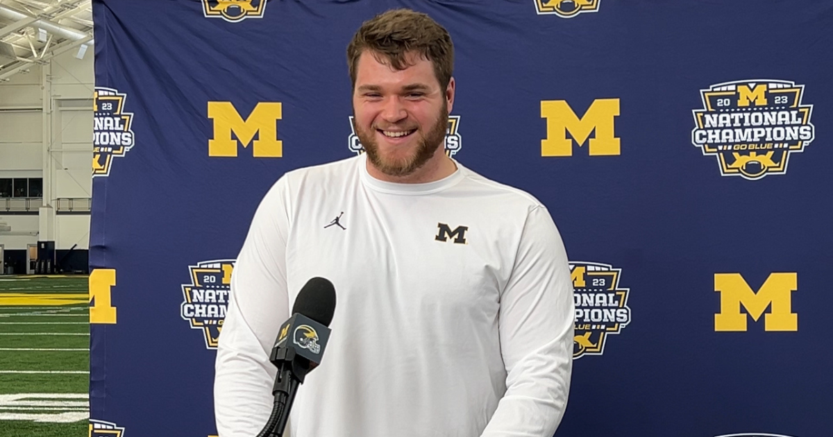 Michigan football: Max Bredeson, Josh Priebe talk spring ball