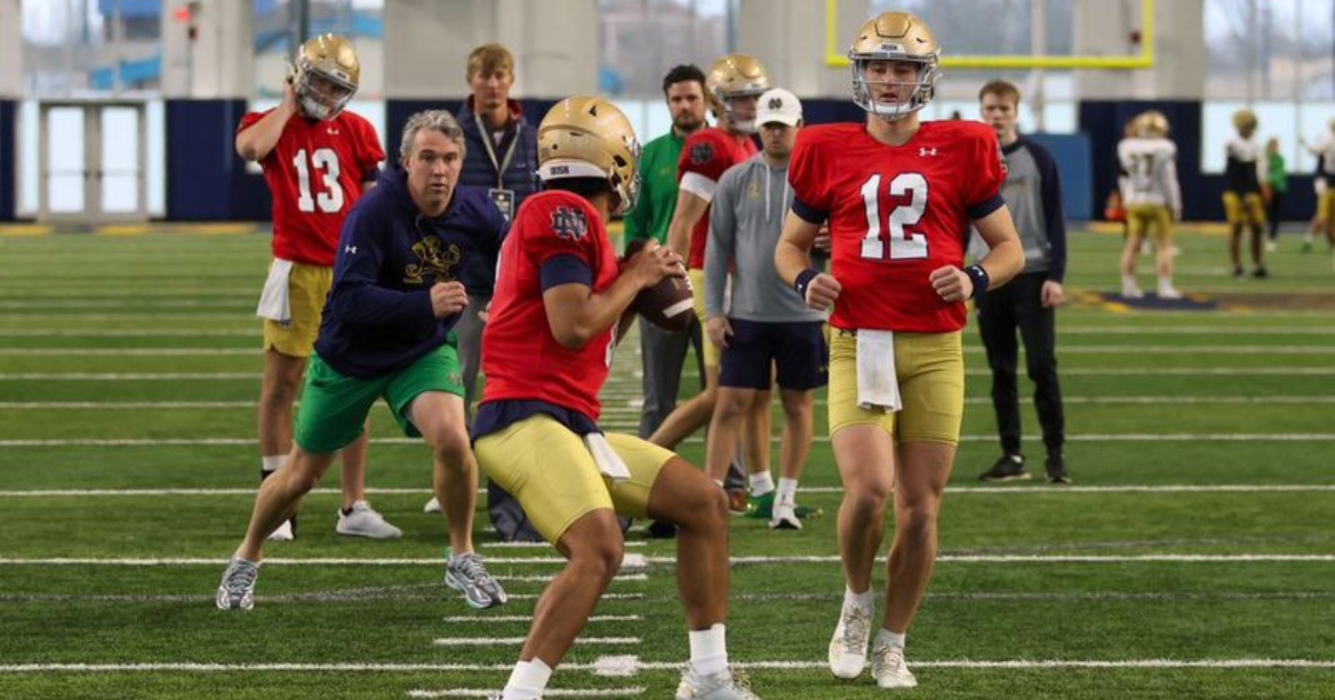 Observations from Notre Dame football spring practice No. 9: Offense - On3