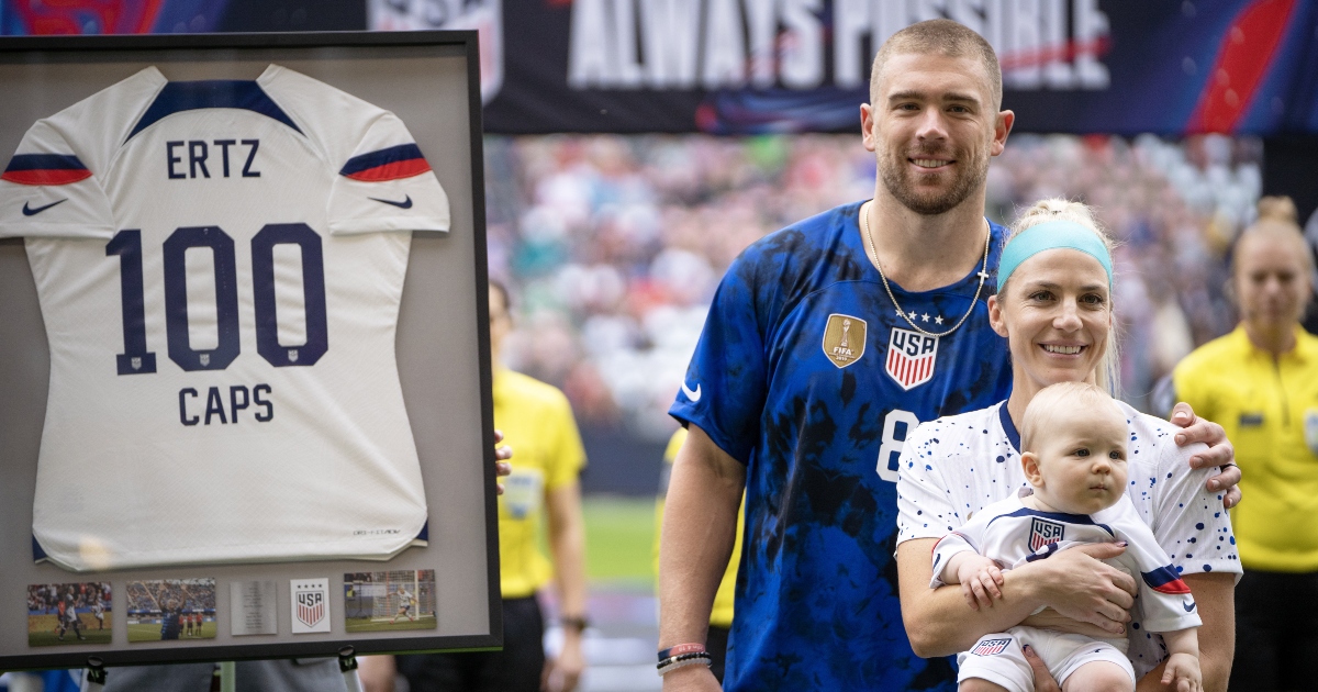 Zach Ertz and wife Julie Ertz expecting second baby - On3 Zach Ertz and wife Julie Ertz expecting second baby - On3