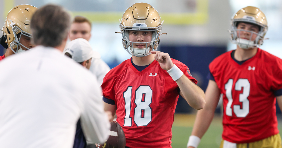 How Steve Angeli hopes to prove he can be Notre Dame’s starting quarterback