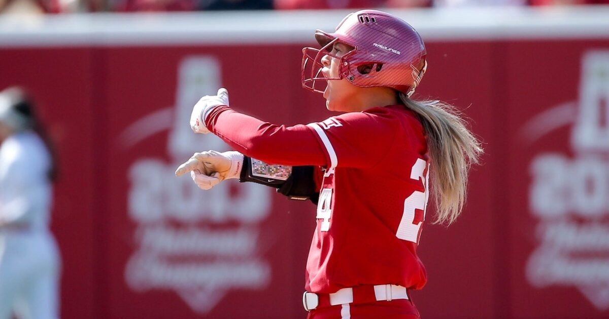 Kelly Maxwell pitching, OU home runs pace way to victory