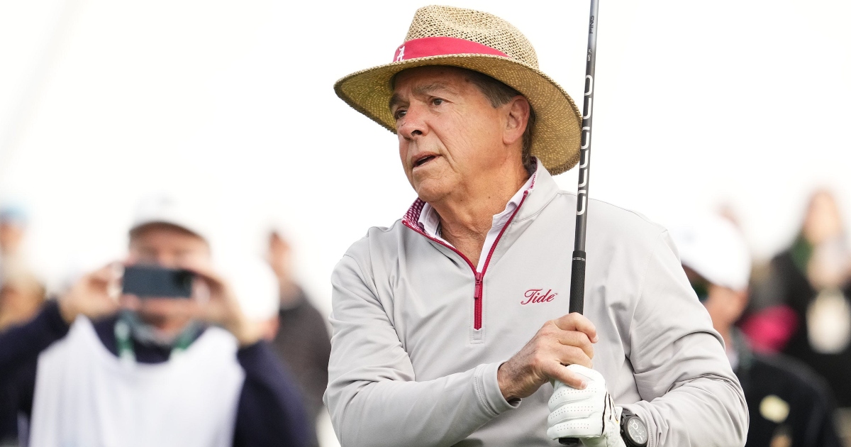 Nick Saban talks Miss Terry, retirement at the Masters: 'If I do my ...