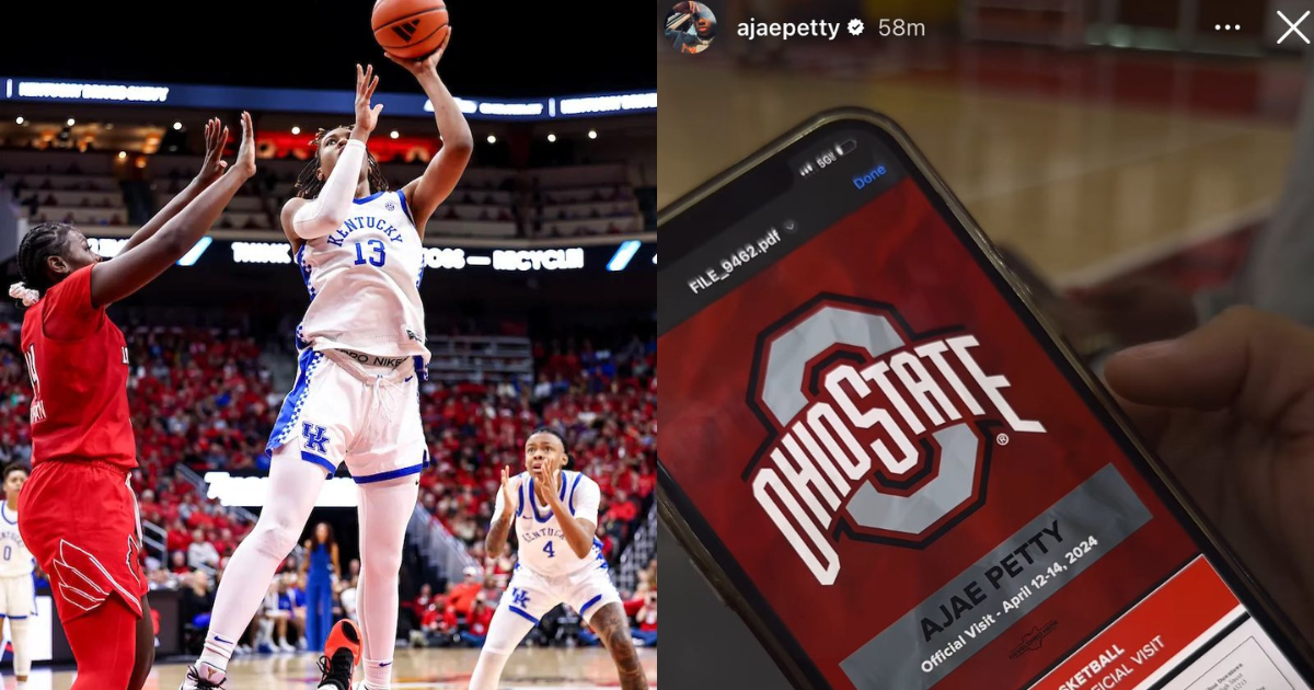 Ajae Petty is currently taking an official visit to Ohio State - On3