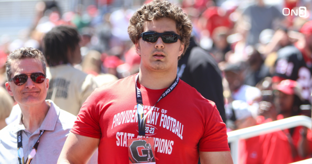 Top 100 2026 OL Leo Delaney has Georgia 'up there' after G-Day