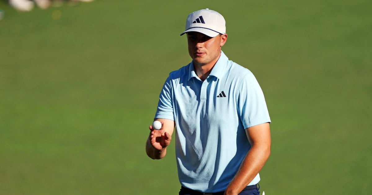 2024 Masters patron knocks Ludvig Åberg’s snack out of his hand - On3