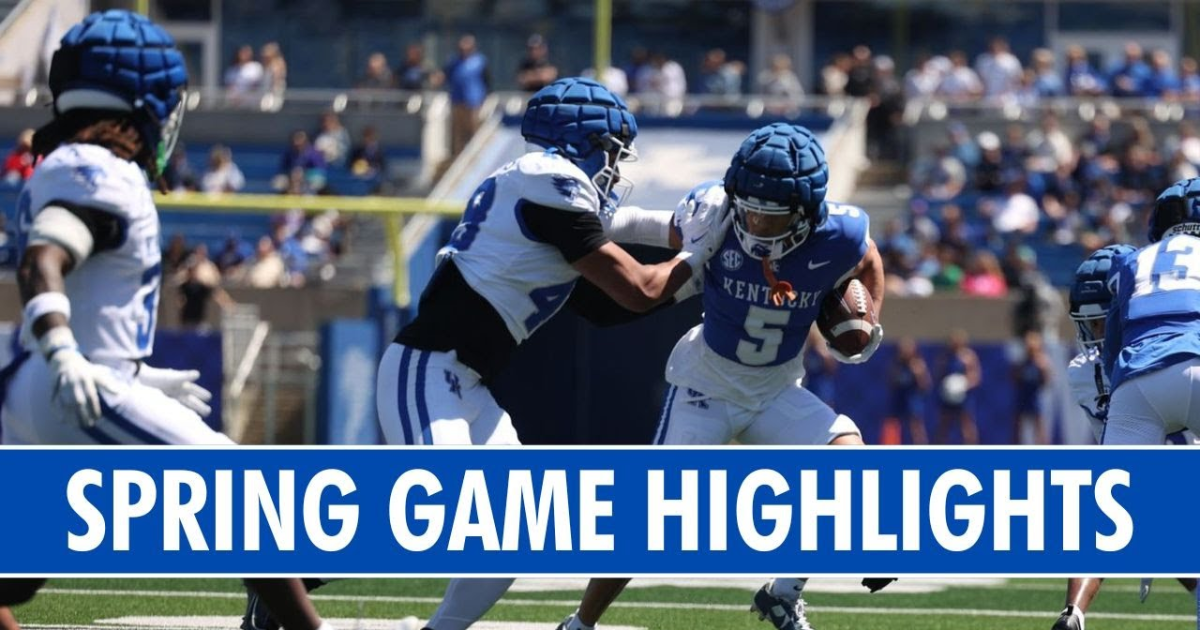 WATCH: Highlights from Kentucky football's Spring Game