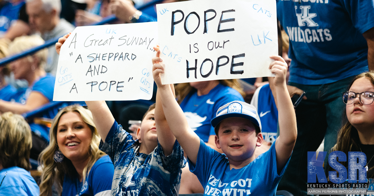 More from Mark Pope's Rupp Arena celebration because I can't stop ...
