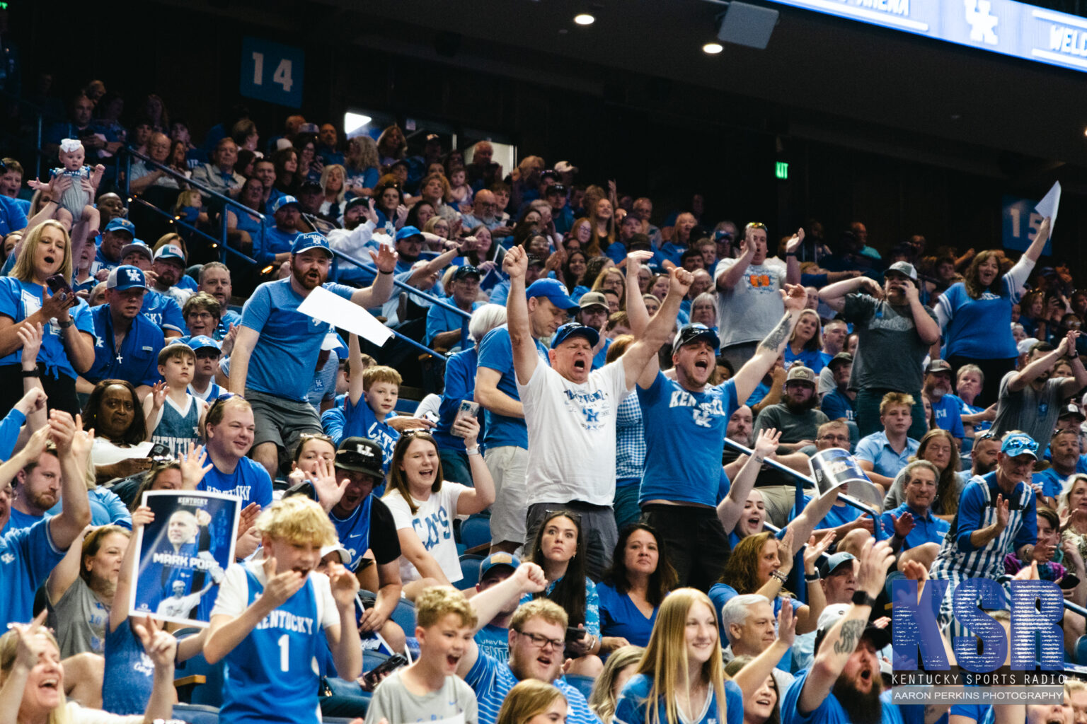 More from Mark Pope's Rupp Arena celebration because I can't stop ...