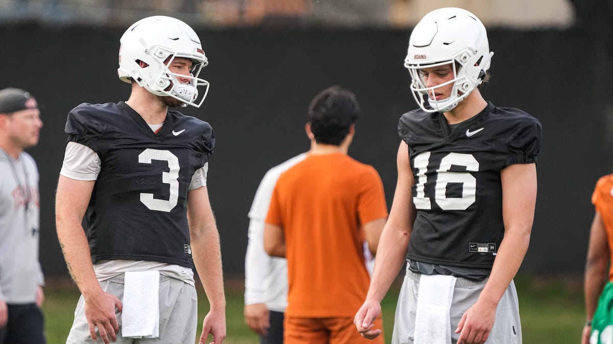 Colt McCoy bullish on present, future of Texas QB room with Quinn Ewers ...