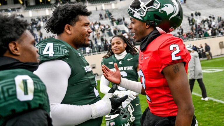 Aidan Chiles solid, Michigan State offense wins spring scrimmage