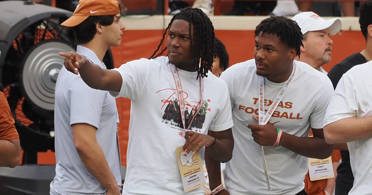 2025 four-star RB James Simon recaps return to Texas - On3