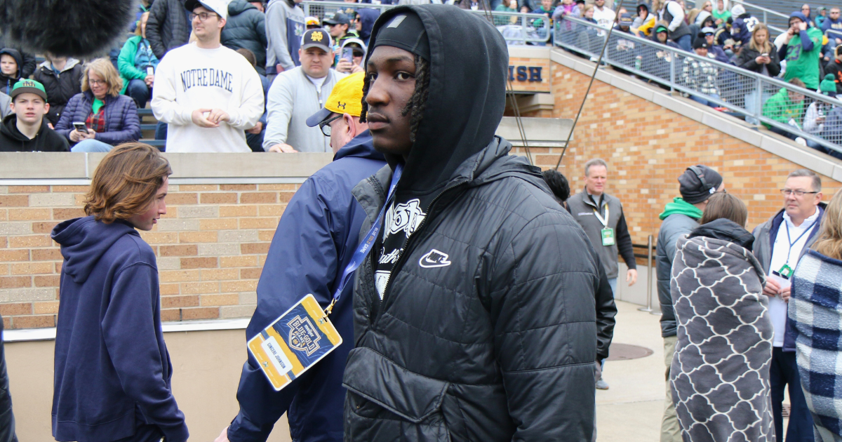 2026 LB Cincere Johnson reveals where Notre Dame stands