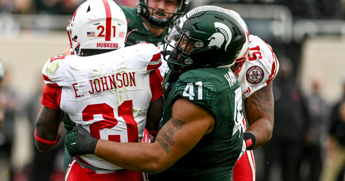 Michigan State DT Derrick Harmon enters transfer portal
