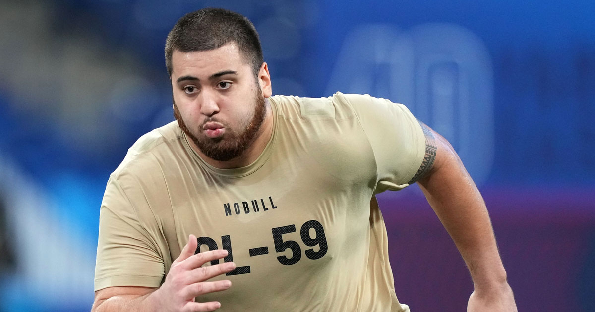 San Francisco 49ers select Dominick Puni in third round of 2024 NFL ...