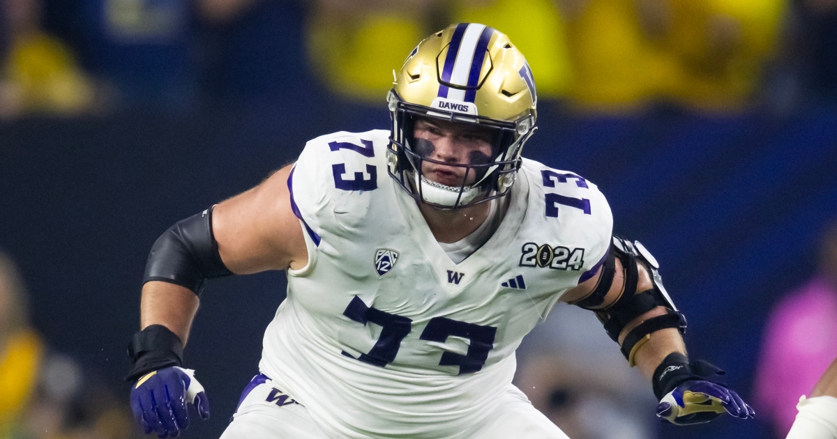 Ravens select Roger Rosengarten in 2nd round of 2024 NFL Draft