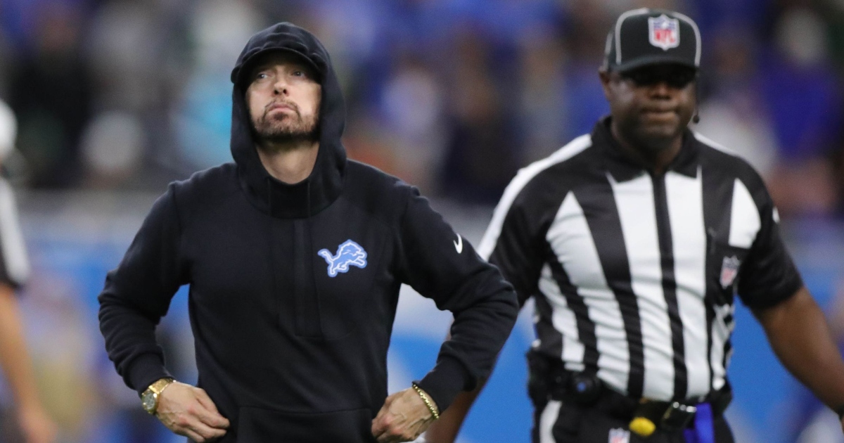 Eminem kicks off NFL Draft with surprise entrance alongside Detroit ...