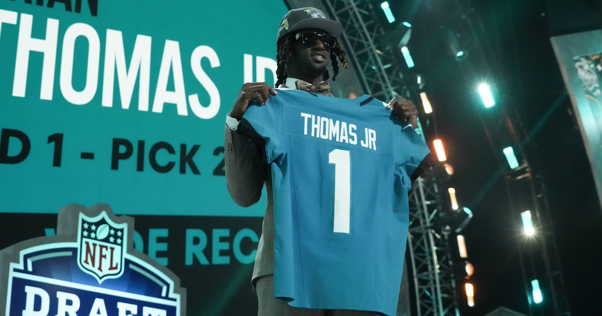 WATCH: Brian Thomas becomes third 1st round pick for LSU - On3