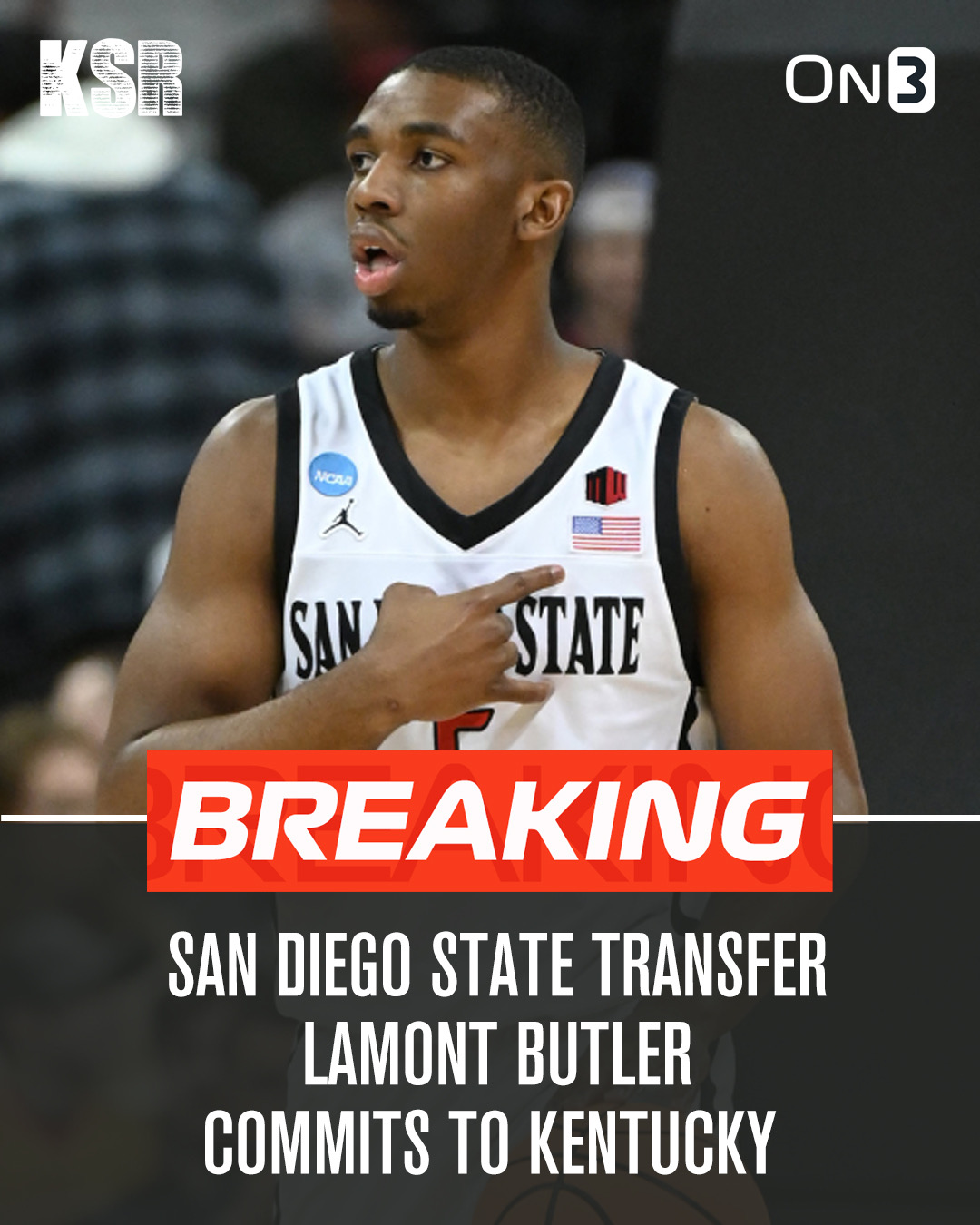 BREAKING: San Diego State's Lamont Butler commits to Kentucky - On3