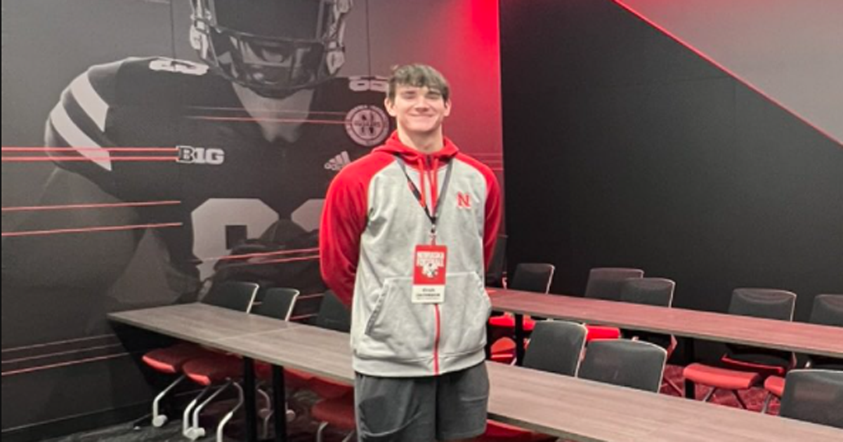 2026 TE Evan Jacobson has family ties to Nebraska and enjoys unofficial ...
