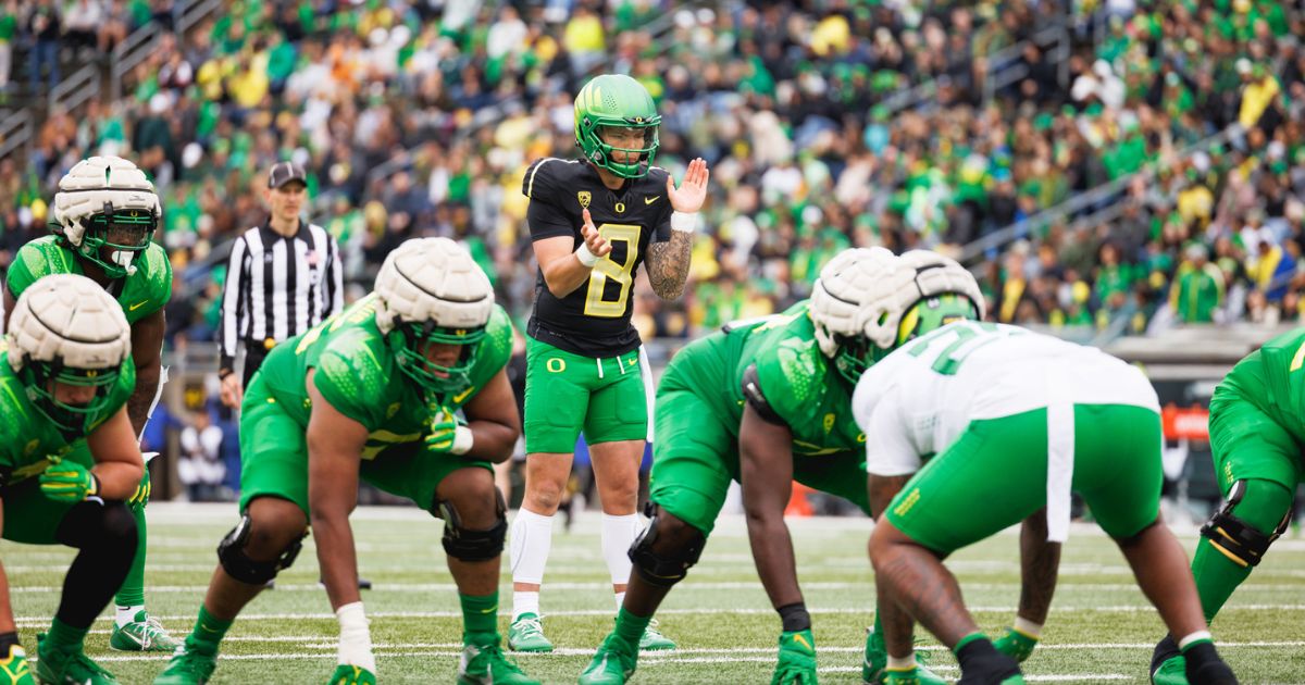 Green Defeats White in Oregon Spring Game - On3