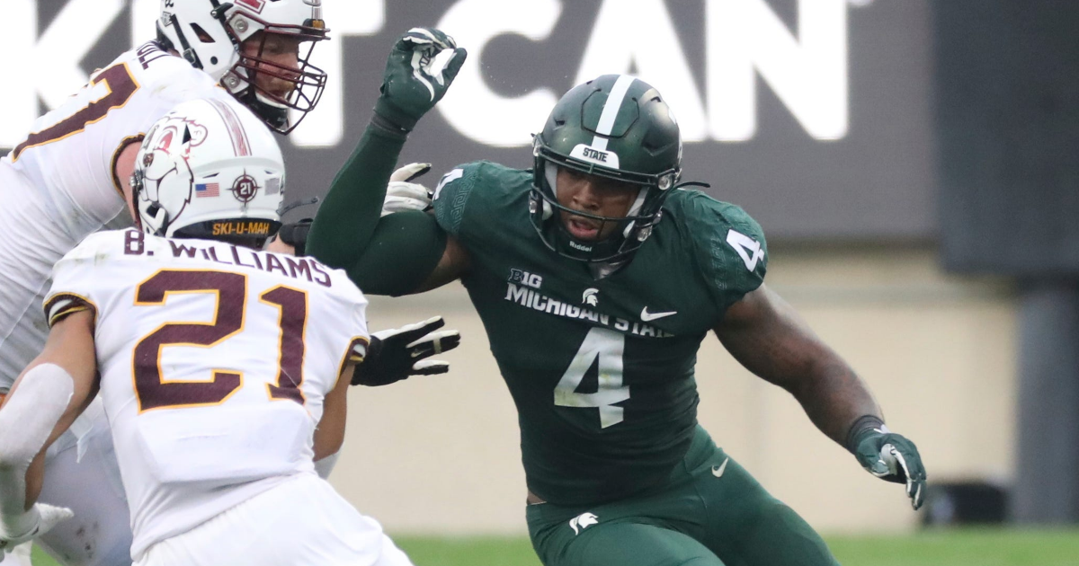 Michigan State linebacker Jacoby Windmon signs with Pittsburgh Steelers as undrafted free agent ...