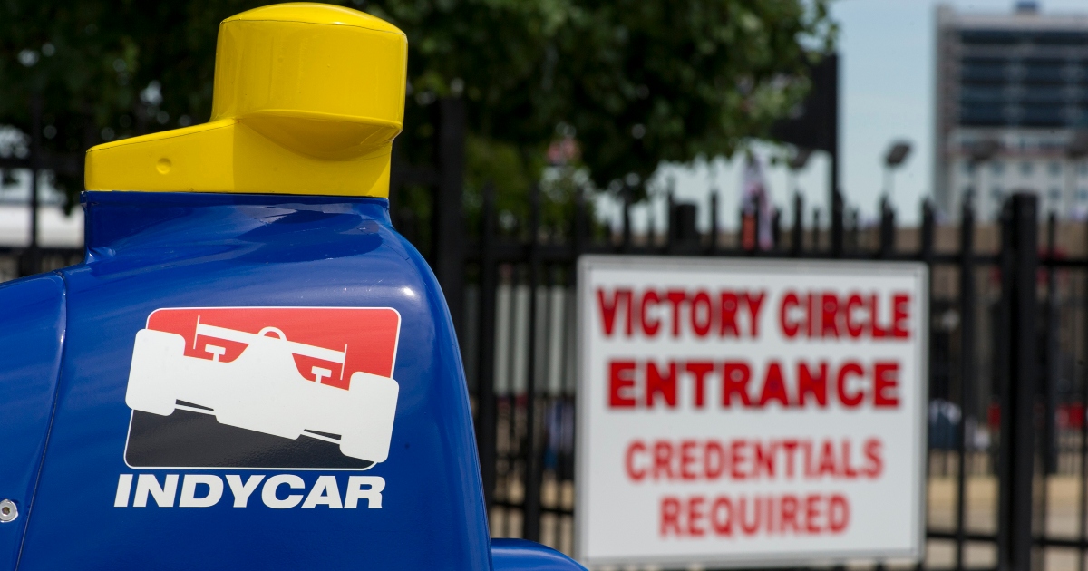 Mannequin falling off bridge leads to caution during IndyCar race