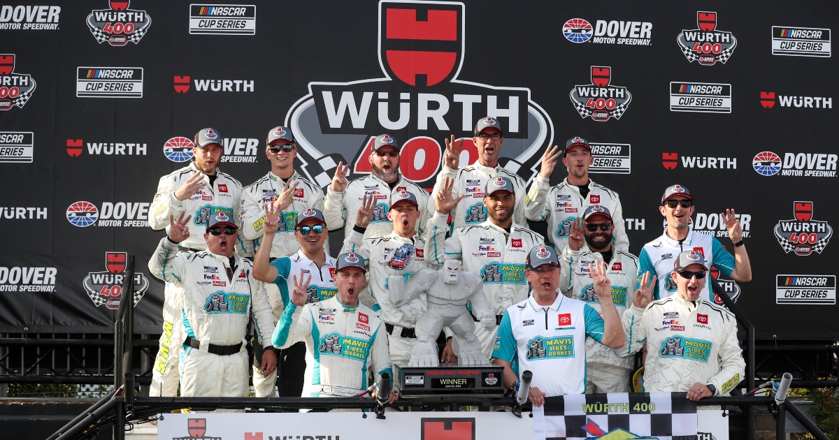 Denny Hamlin on being 12th all-time in wins: My name 'doesn't really ...