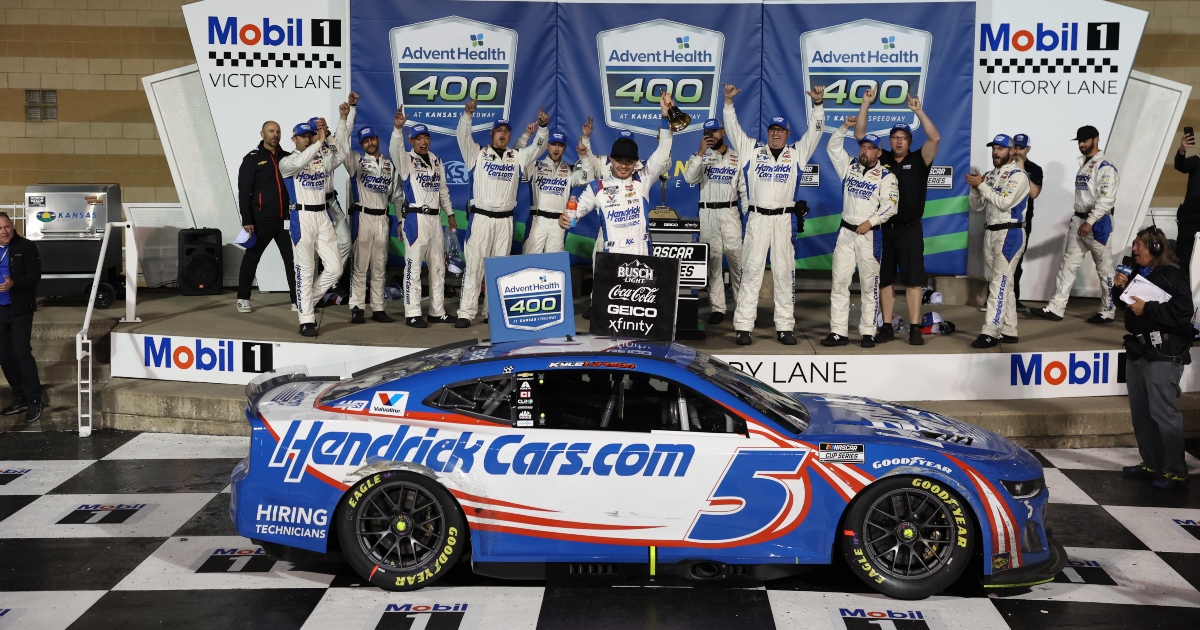 NASCAR Power Rankings: Kyle Larson gets redemption at Kansas