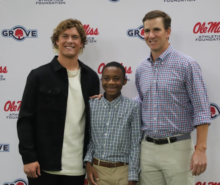 LOOK: An (Ole Miss) Evening with Eli Manning and Jaxson Dart